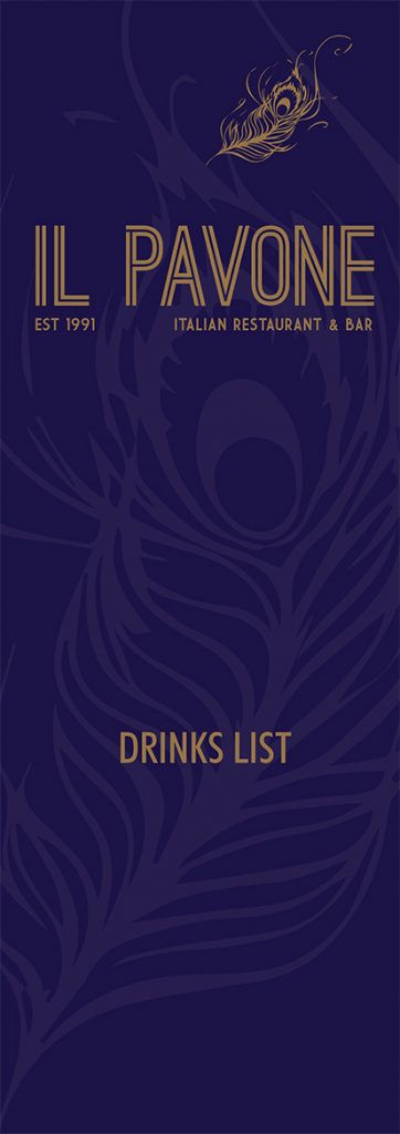 Drinks Menu | Il Pavone Restaurant